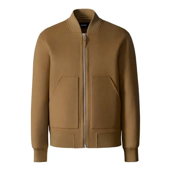 Mackage Wool Bomber Jacket - Light Camel