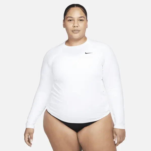 Nike Hydroguard Dri-fit Uv Long Sleeve Top - White