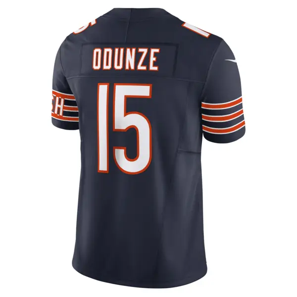 Nike Rome Odunze Chicago Bears Dri-fit Nfl Limited Jersey - Blue