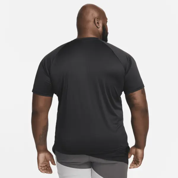 Nike Hydroguard Essential Dri-fit Uv Short Sleeve Top - Black