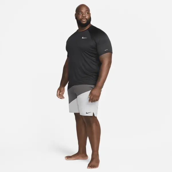 Nike Hydroguard Essential Dri-fit Uv Short Sleeve Top - Black