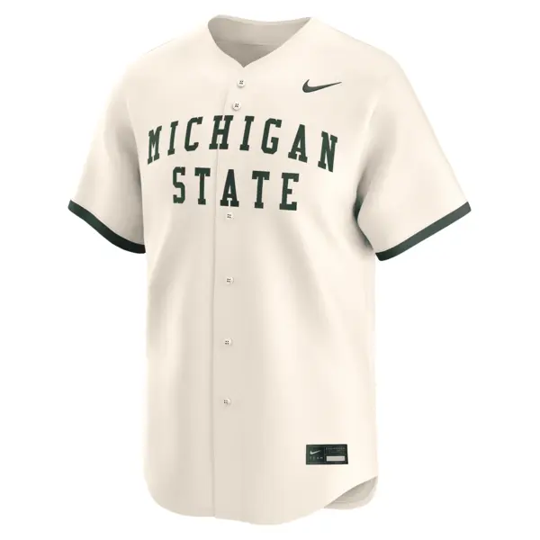 Nike Michigan State Spartans College Limited Baseball Jersey - Brown