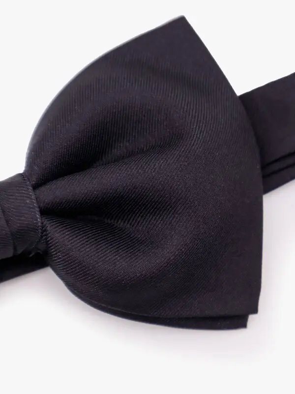 NUGNES 1920 Silk Bow Tie - Black