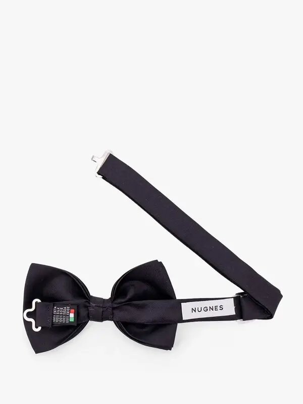 NUGNES 1920 Silk Bow Tie - Black