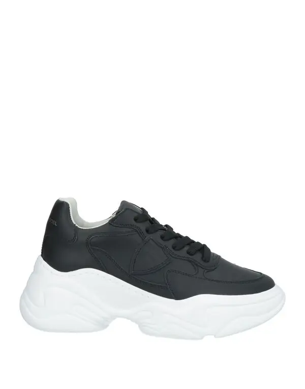 Philippe Model Leather Sneakers - Black