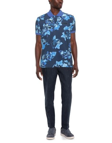BIKKEMBERGS Polo Shirt Size Cotton, Elastane
