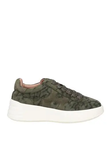 Hogan Military Leather Sneakers - Green