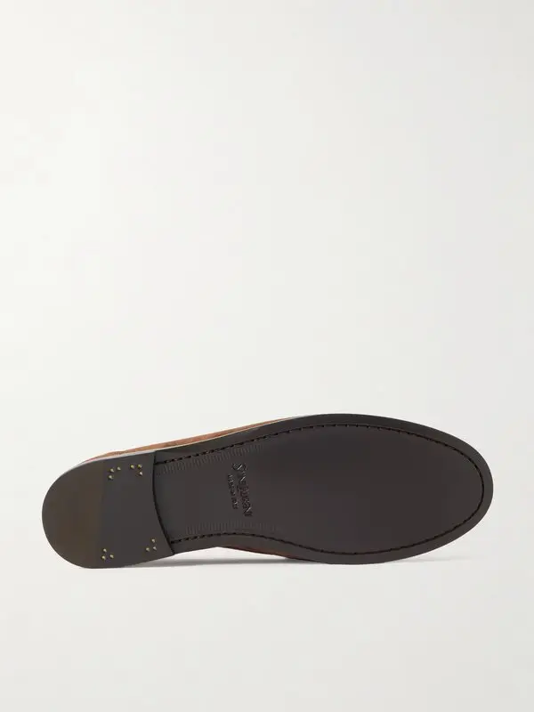 Saint Laurent Laurent Suede Penny Loafers