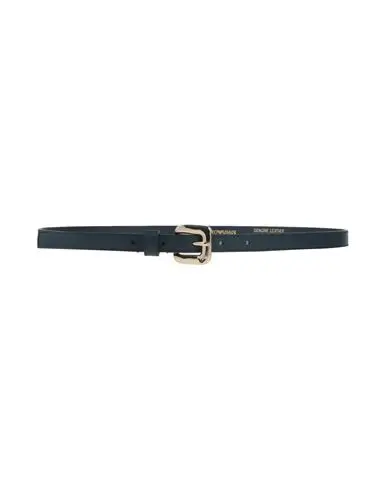 Emporio Armani Leather Belt - Blue