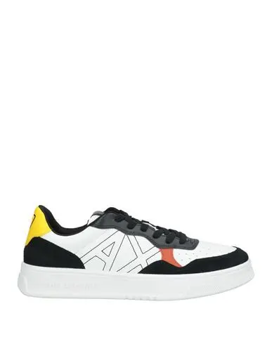 Armani Exchange Cow Leather Sneakers - Black