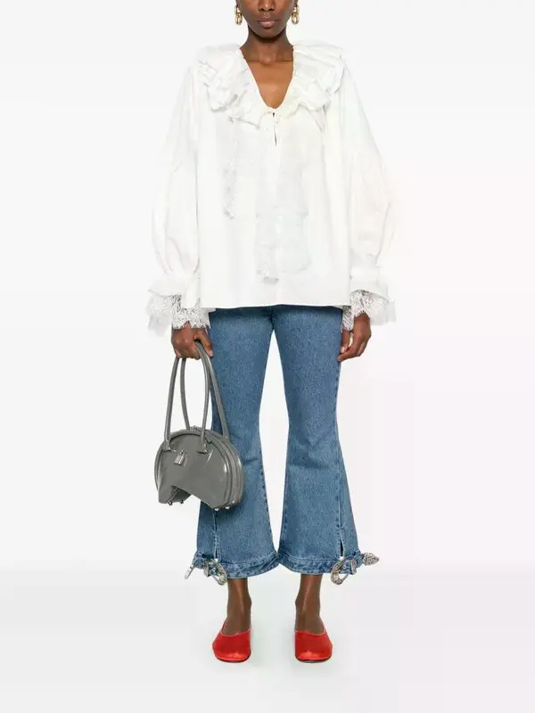MARQUES' ALMEIDA Buckled-detail Jeans