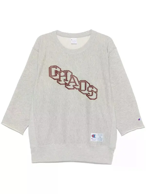 Undercover X Champion Cotton Sweatshirt - Grey