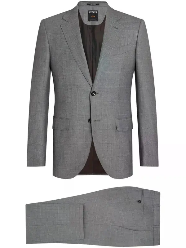 Zegna Centoventimila Wool Suit - Grey