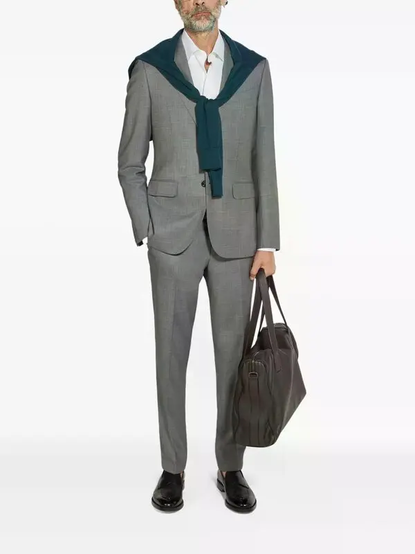 Zegna Centoventimila Wool Suit - Grey