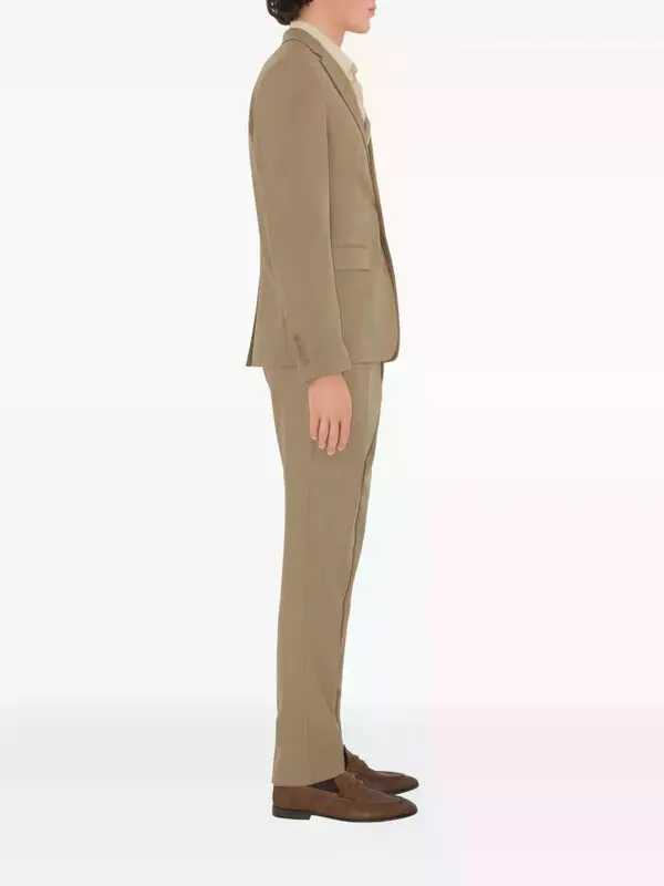 Burberry Wool Trousers - Neutrals