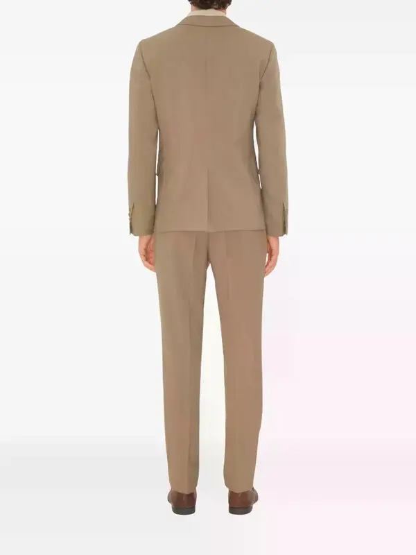 Burberry Wool Trousers - Neutrals