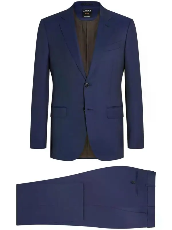 Zegna Centoventimila Wool Suit - Blue