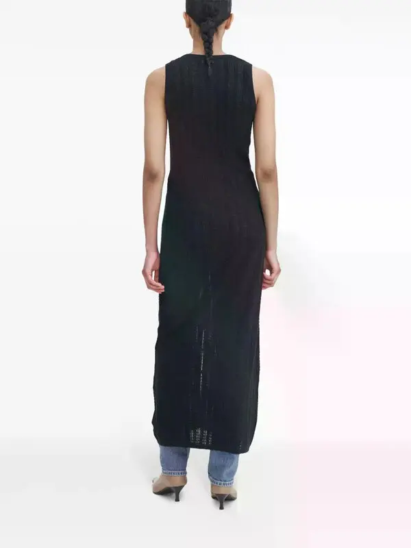 Filippa K Organic Cotton Long Dress - Black