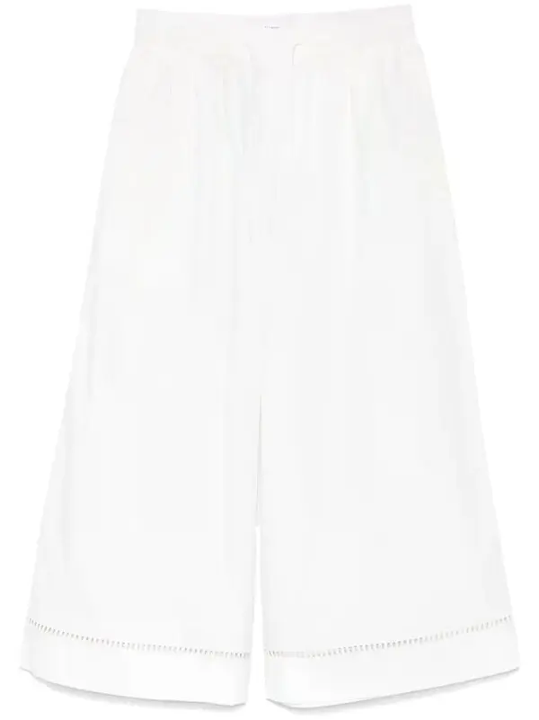 YVES SALOMON Poplin Trousers