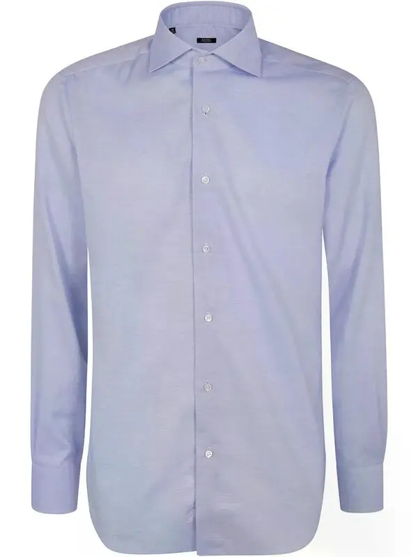 BARBA NAPOLI Cotton Shirt - Blue
