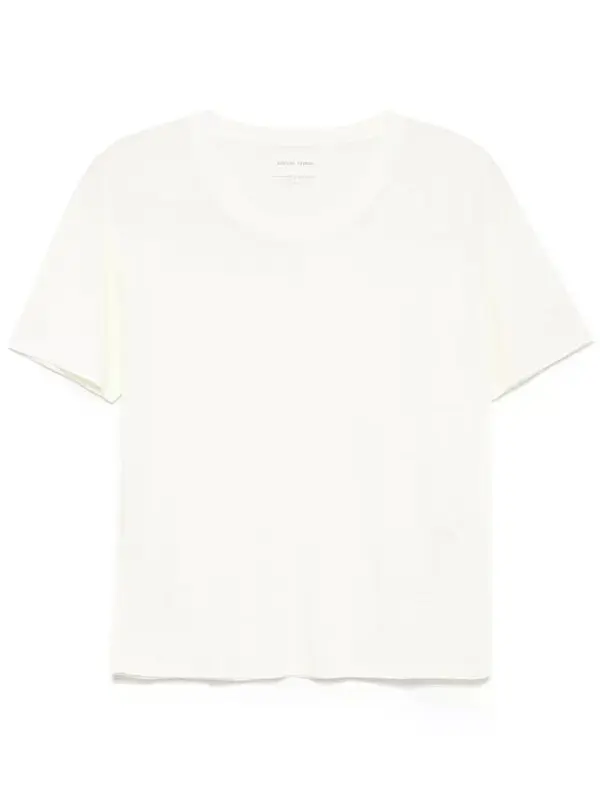 Loulou De Saison Ezra Round Neck T-shirt - Neutrals