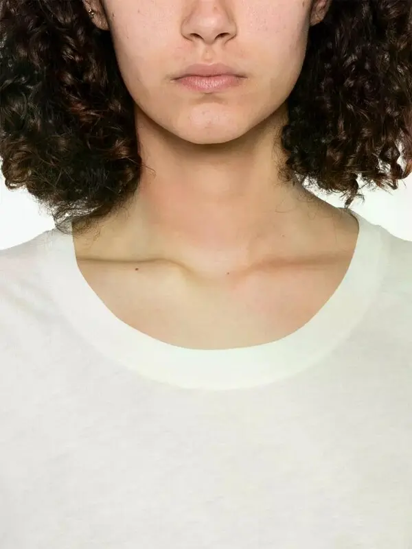 Loulou De Saison Ezra Round Neck T-shirt - Neutrals