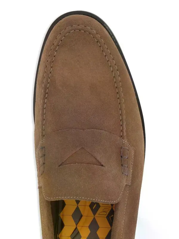 DOUCAL'S Suede Loafers - Brown