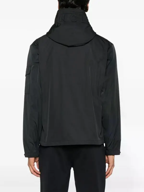 Moncler Lens-detail Hooded Jacket - Black