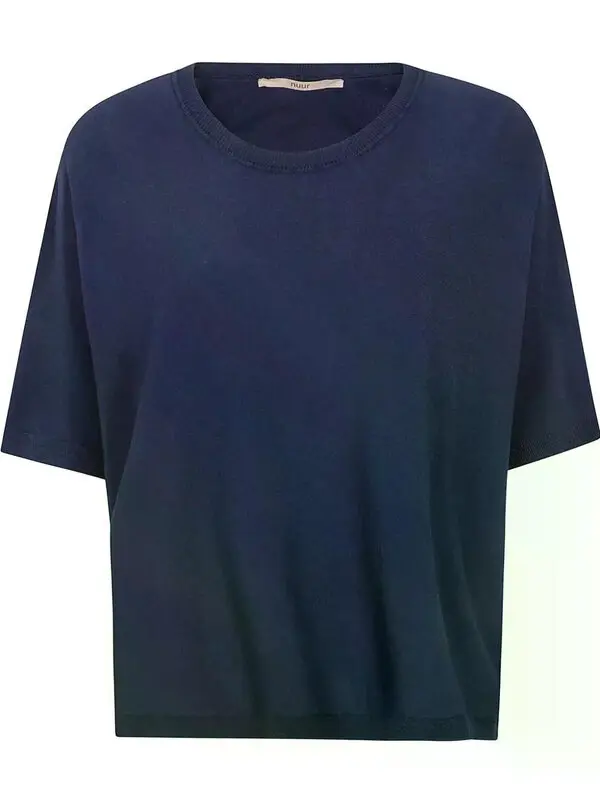 NUUR Fine-knit T-shirt - Blue