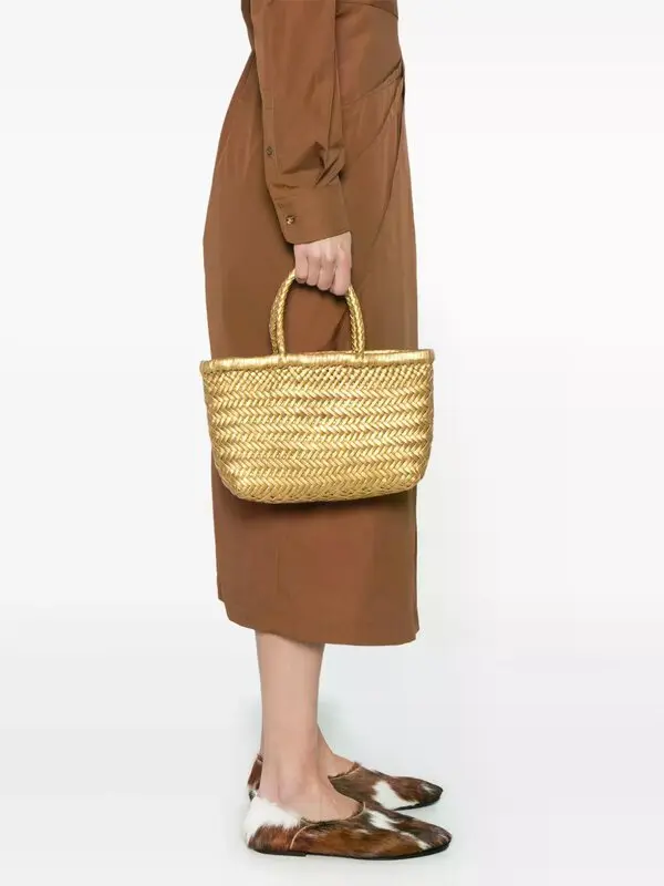 Dragon Diffusion Mini Flat Gora Tote Bag - Gold