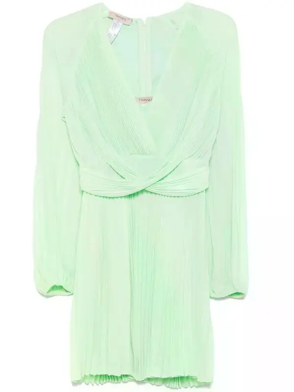 TWINSET Pleated Mini Dress
