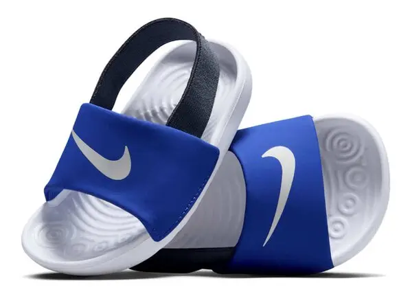 Nike Kawa Slides - Game Royal/thunder Blue/white