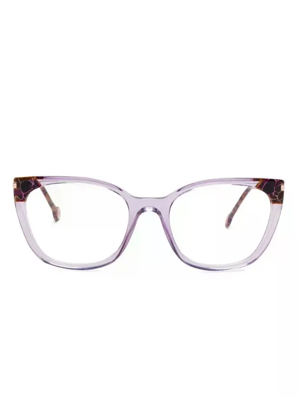 Carolina Herrera Butterfly-frame Eyeglasses - Purple