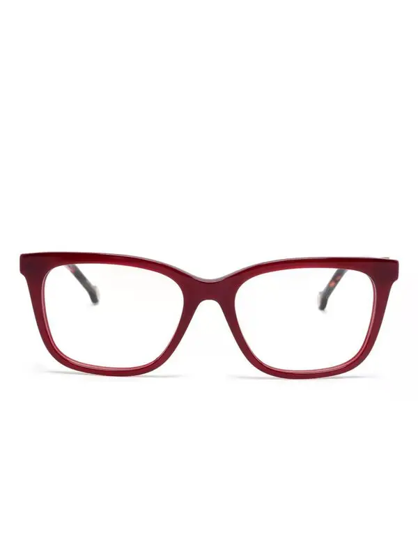 Carolina Herrera Square-frame Eyeglasses - Red