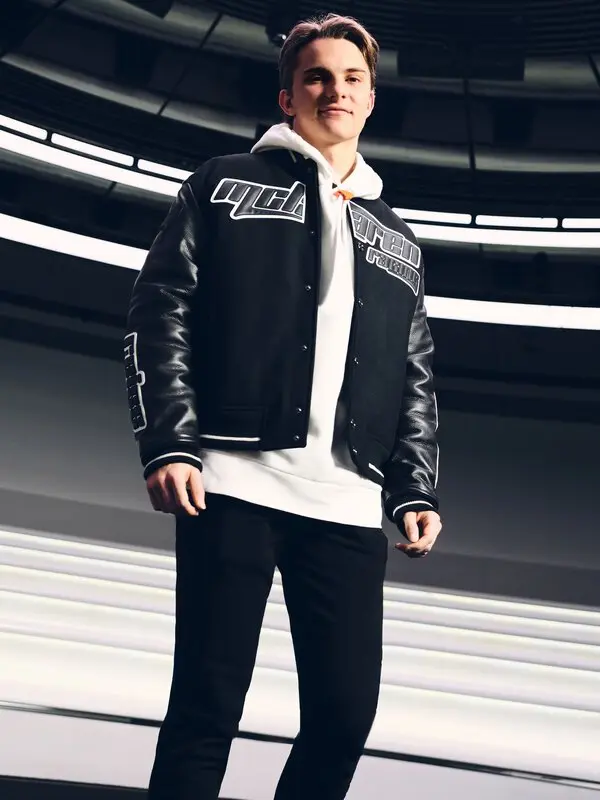 REISS X Mclaren F1 Team Circuit Bomber Jacket - Black