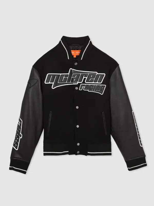 REISS X Mclaren F1 Team Circuit Bomber Jacket - Black