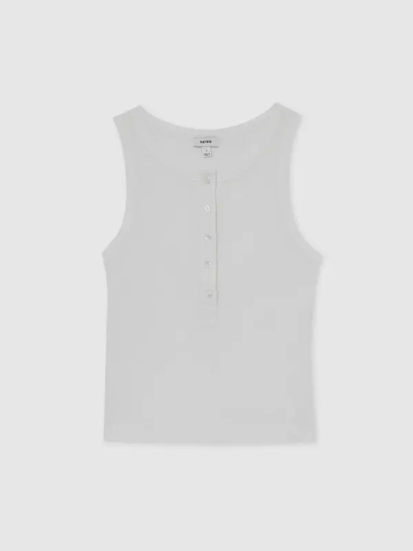 REISS Erin Fine-rib Vest
