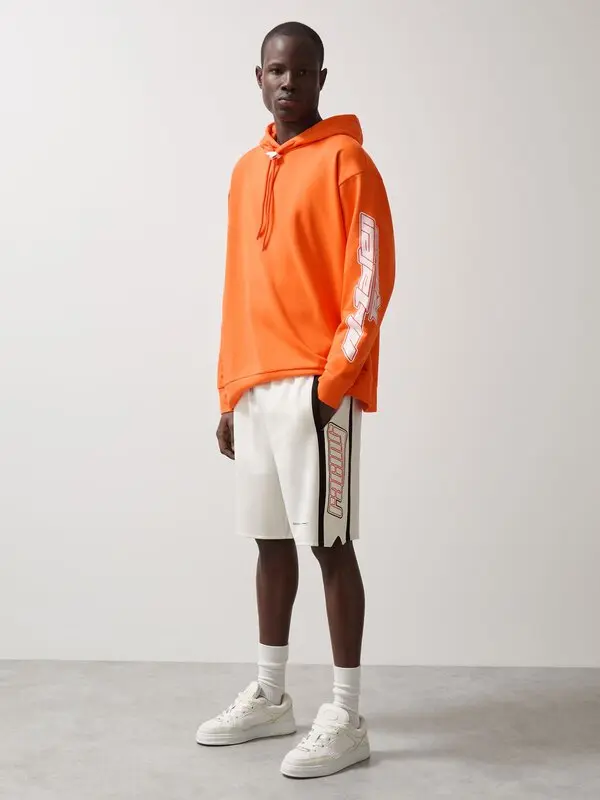 REISS X Mclaren F1 Team Ride Drawstring Shorts - White