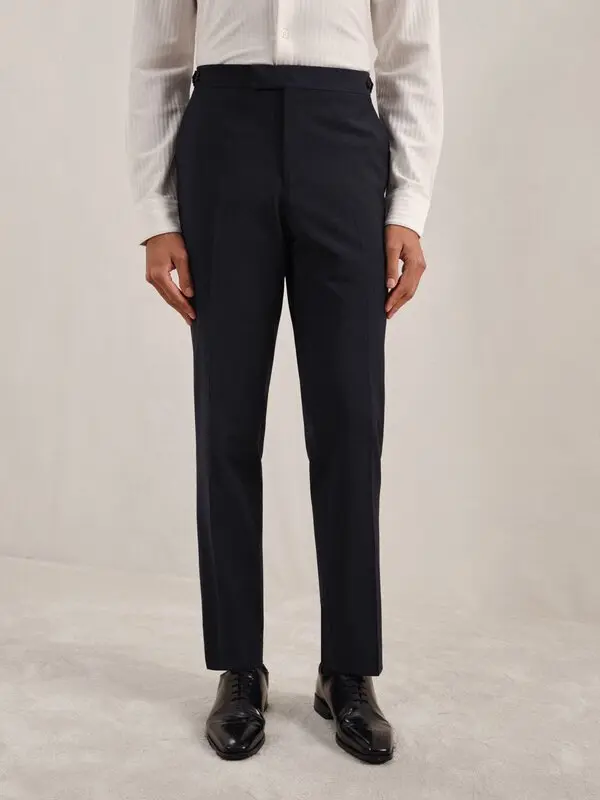 REISS Regular Fit Wool-blend Suit Trousers
