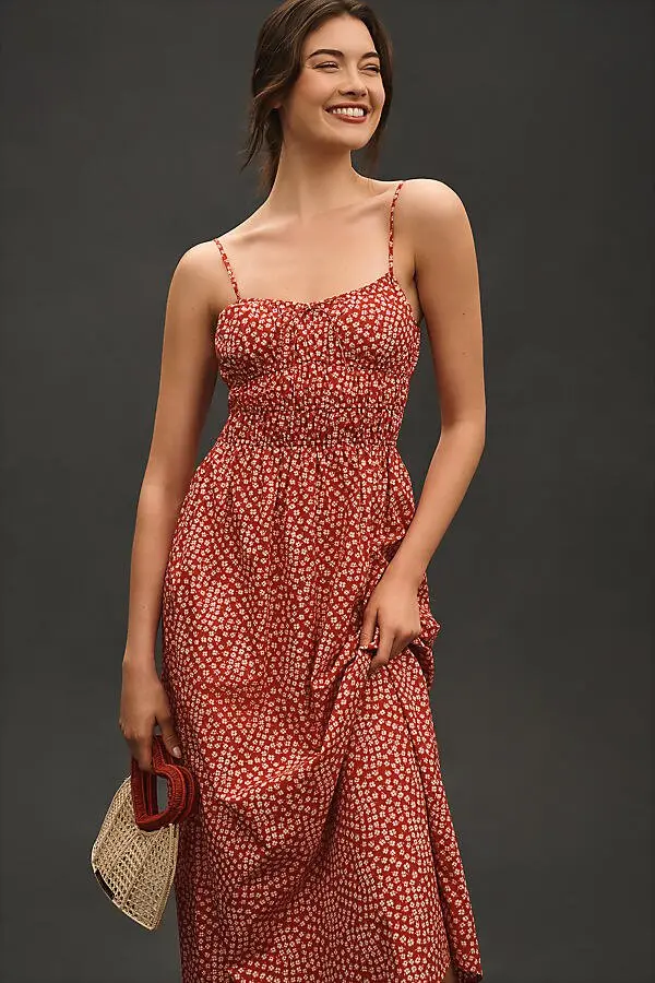 strapless open back dress Faithfull The Brand Perla Mini Dress – Luxe Leopard main image 0