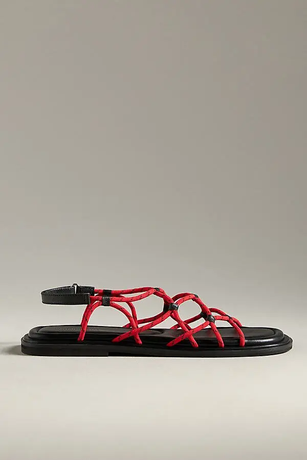 Intentionally Blank Lychee Sandals - Red
