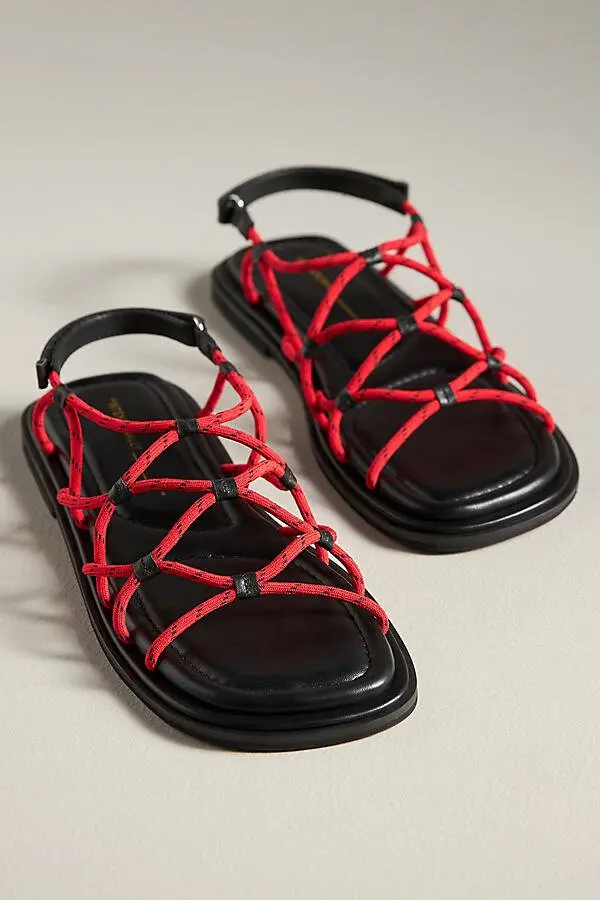Intentionally Blank Lychee Sandals - Red