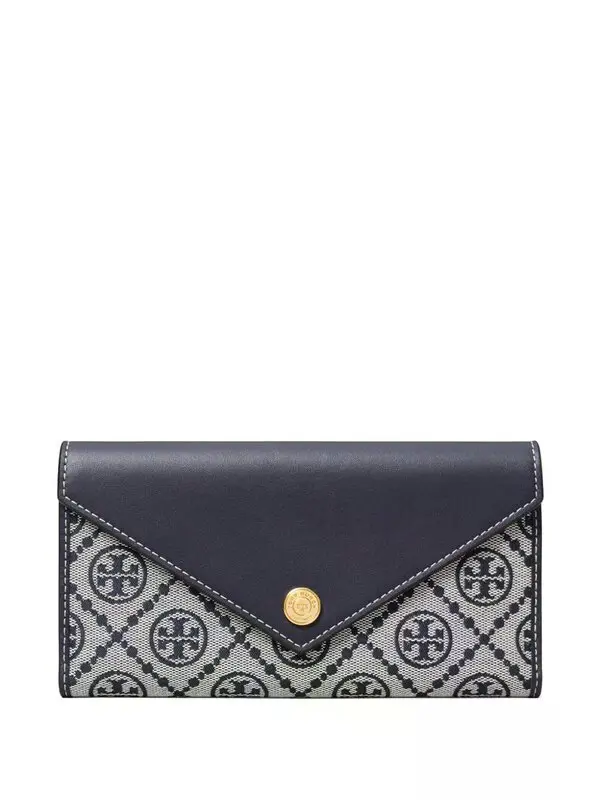 Tory Burch T Monogram Wallet - Blue
