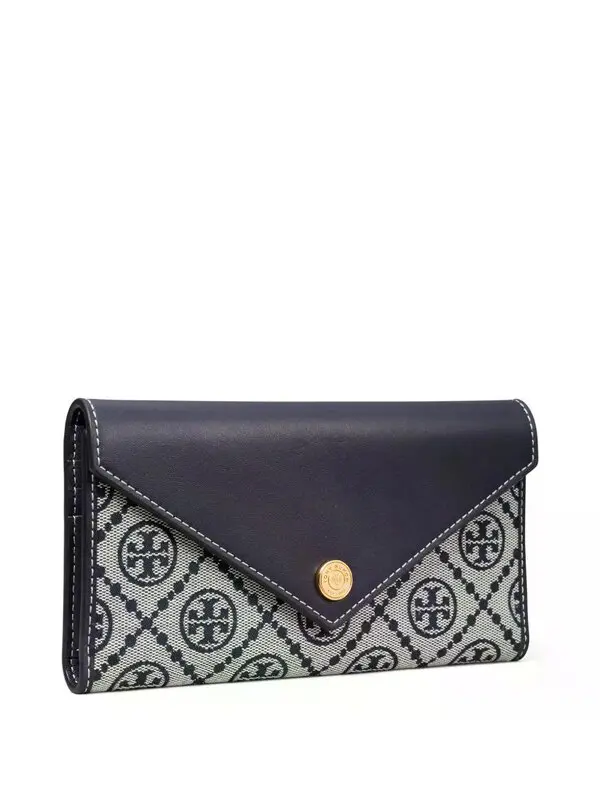 Tory Burch T Monogram Wallet - Blue