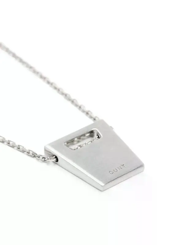 Rick Owens Logo-engraved Necklace