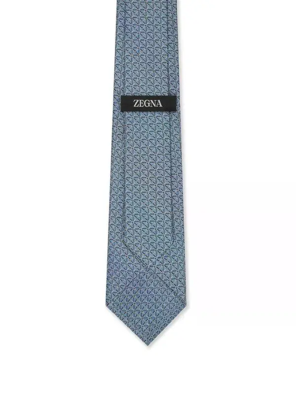 Zegna Silk Neck Tie - Blue