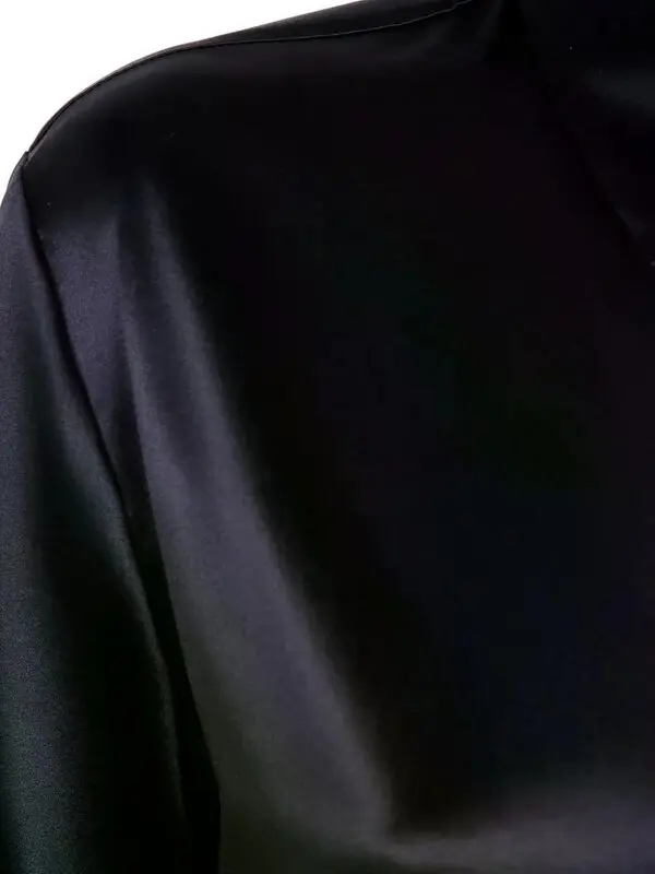 Emporio Armani Satin Shirt - Black