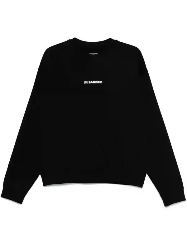 JIL SANDER Logo-print Sweatshirt - Black