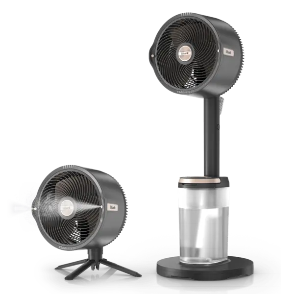 SHARK Flexbreeze Pro Mist Indoor & Outdoor Fan - Charcoal Grey