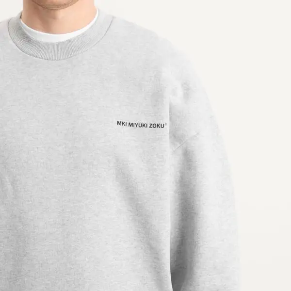 MKI MIYUKI ZOKU Uniform Crew Sweatshirt - Grey